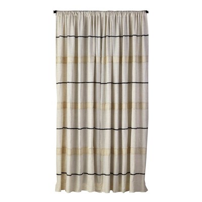 Skl Home Subtle Stripe 84 Panel Pair - Linen 52x84 : Target