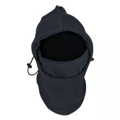 Heavy Weight Thermal Micro Fleece Hood With Adjustable Drawstring 2 ...