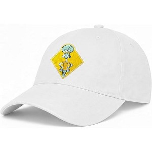 Officially Licensed Baseball Caps for Kids - Squidward White Baseball ...