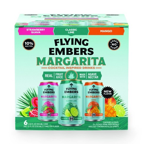 Flying Embers Sparking Margarita Variety - 6pk/12 Fl Oz Cans : Target
