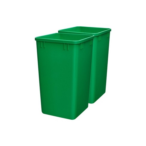 Rev-a-shelf Polymer Replacement 27 Quart Trash Bin Recycle Waste ...