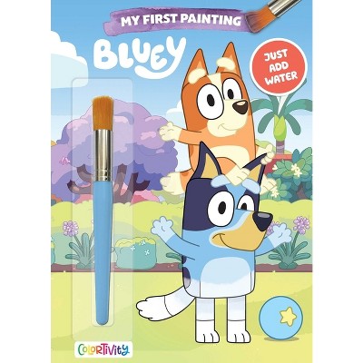 Bluey Colortivity: My First Painting - (color & Activity With Paint) By ...
