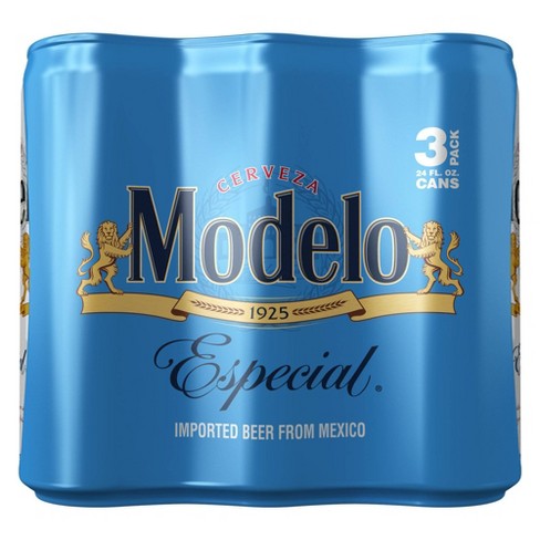 Modelo Especial Lager Beer - 3pk/24 Fl Oz Cans : Target