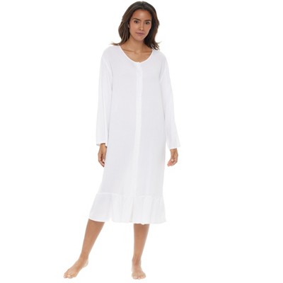 Alexander Del Rossa Women's Long Victorian Style Nightgown : Target