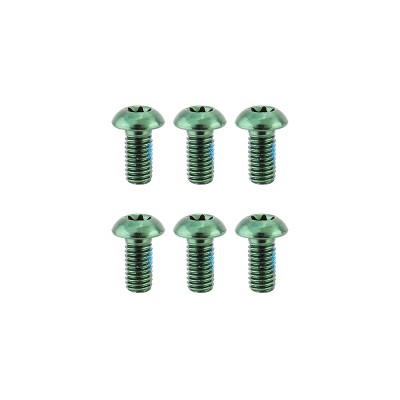 Clarks Anodized Rotor Bolts Set of 6 Bolts M5x10mm : Target