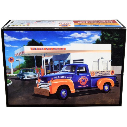 Skill 2 Model Kit 1950 Chevrolet 3100 Pickup Truck "union 76" 2 In 1 ...