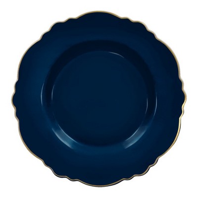 Smarty Had A Party 10.25" White With Blue And Gold Chord Rim Plastic ...