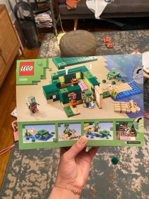 Lego Minecraft The Turtle Beach House Construction Toy 21254 : Target