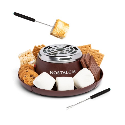 Nostalgia Indoor Electric Stainless Steel S'mores Maker With 4 ...