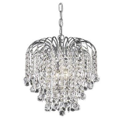 Elegant Lighting Addison Collection Pendant D14in H12in Lt:3 Chrome ...