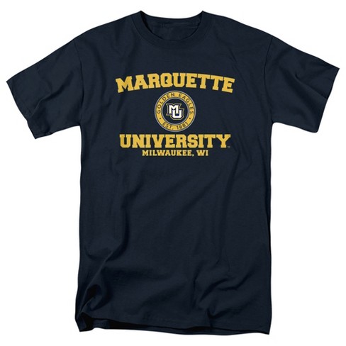 Marquette University Official Circle Logo Adult T-shirt, Circle Logo ...