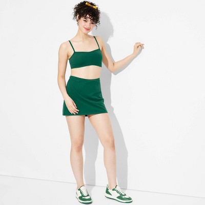 Women's Game Day Butterbliss Tiny Tank Top - Wild Fable™ Green S : Target