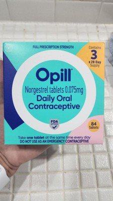 Opill Daily Oral Birth Control Pills - 1 Month - 28ct : Target