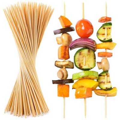 Winco Bamboo Skewers, 100 Pieces, 6" : Target