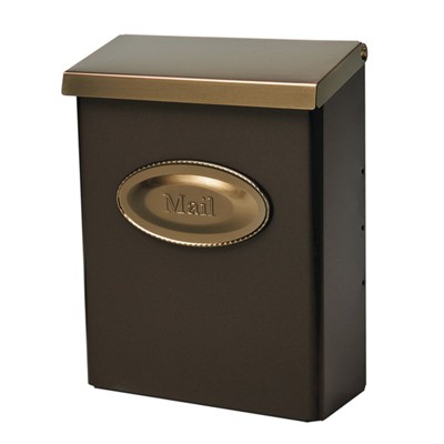 Costway Retro Cast Aluminum Mailbox Lockable Security Postal Letter Box ...