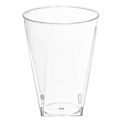 Smarty Had A Party 8 Oz. Clear Square Plastic Cups (336 Cups) : Target