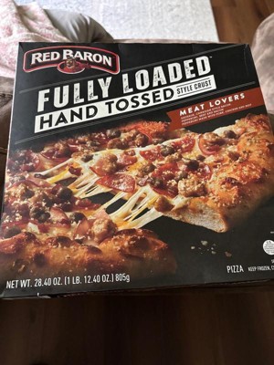 Red Baron Fully Loaded Meat Lover's Hand Tossed Crust Frozen Pizza - 28 ...