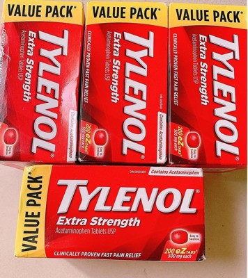 Tylenol Extra Strength Coated Tablets - Acetaminophen - 24ct : Target