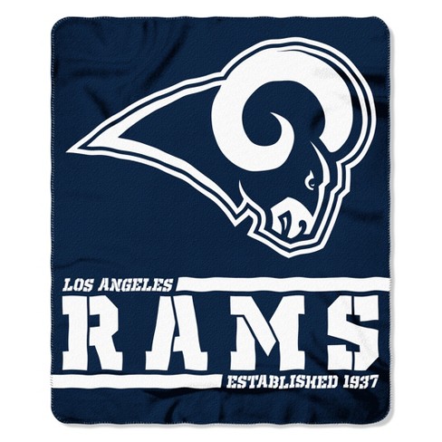 The Northwest Company Los Angeles Rams Fleece Throw , Blue : Target