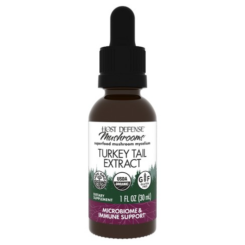 Host Defense Turkey Tail Extract, Mushroom Supplement, Plain : Target