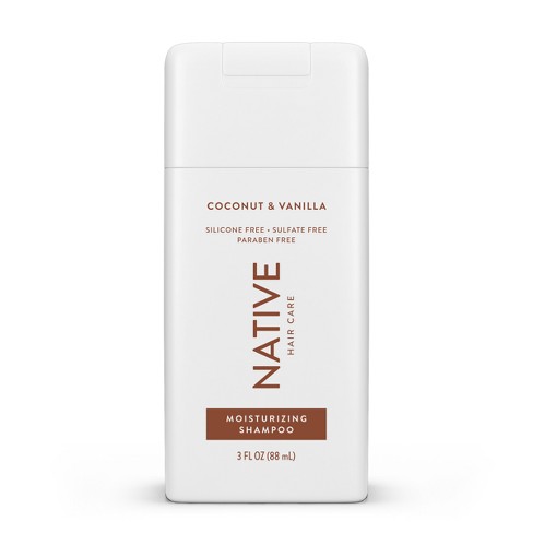 Native Coconut & Vanilla Moisturizing Shampoo - 3 Fl Oz : Target