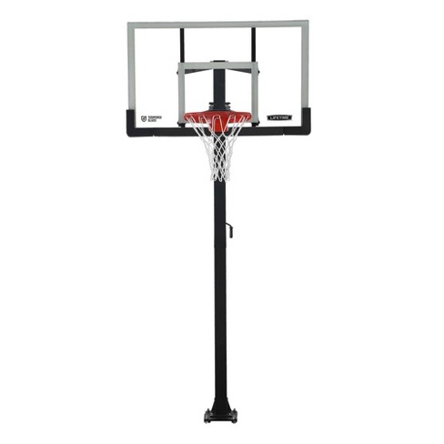 Lifetime 60" Adjustable Bolt Down Basketball Hoop : Target