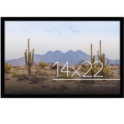 Americanflat 14x22 Picture Frame In Black - Composite Wood With ...