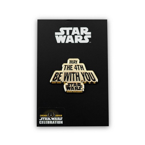 Salesone Llc Star Wars May The Fourth Be With You Pin Gold Edition ...