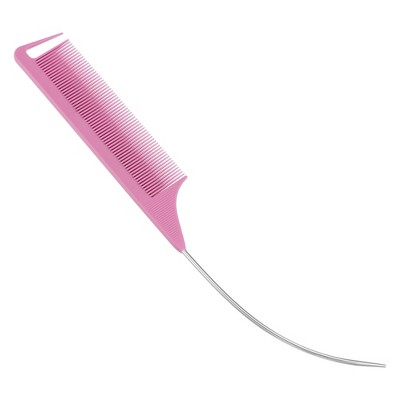 Unique Bargains Durable Rat Tail Comb 1 Pc Light Pink : Target