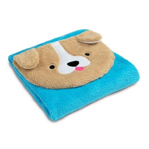 Delta Children Plush Kids Throw Blanket with Animal Pocket, Dog : Target