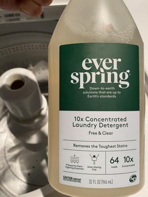 Ultra-concentrated Laundry Detergent - Free & Clear - 32 Fl Oz ...