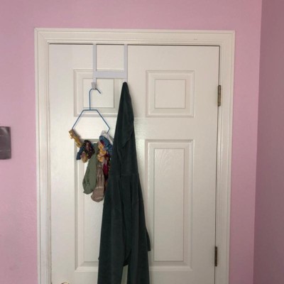 Small Over The Door Hook 2 Hooks Matte Black - Brightroom™ : Target