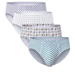 INSPIRE CHIC Men's Printed Triangle Soft Daily Boxer Briefs Underwear 4 ...