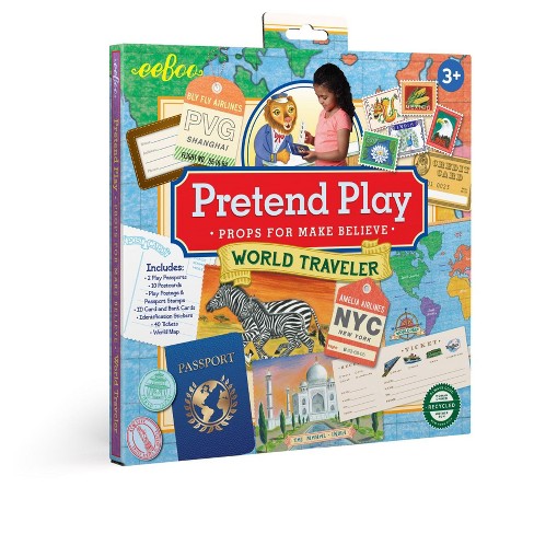Eeboo: World Traveler Pretend And Role Play Board Game : Target