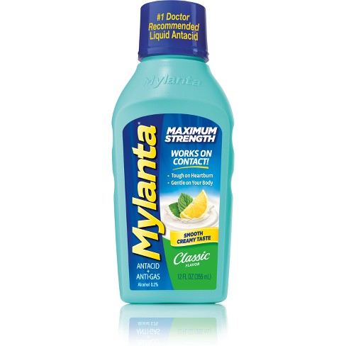 Mylanta Maximum Strength Liquid - Classic Flavor - 12oz : Target
