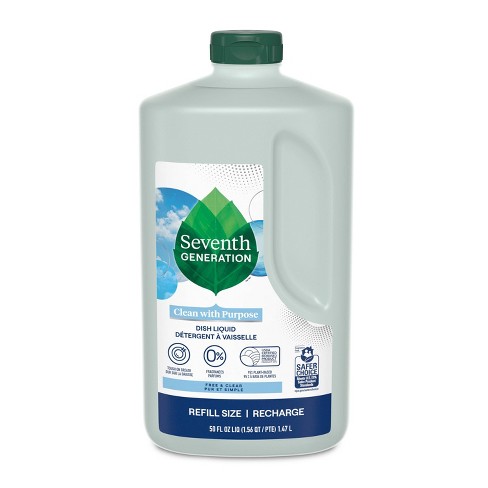 Seventh Generation Free & Clear Liquid Dish Soap - 50 Fl Oz : Target
