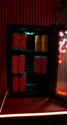 Newair Prismatic Series 85 Can Beverage Refrigerator With Rgb Hexacolor ...