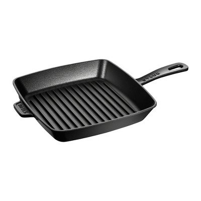 Staub Cast Iron 10-inch Square Grill Pan : Target