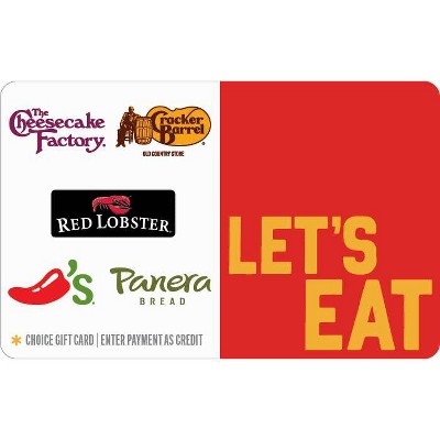 Let's Eat Gift Card $50 (mail Delivery) : Target