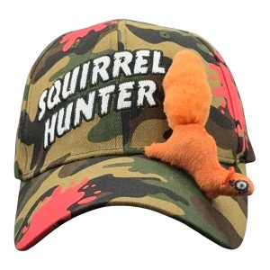 Squirrel Hunter Hat Funny Sarcastic Special Effect Graphic Novelty 3D ...