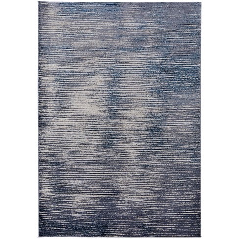 Indio Modern Gradient & Ombre Blue/gray/ivory Area Rug : Target