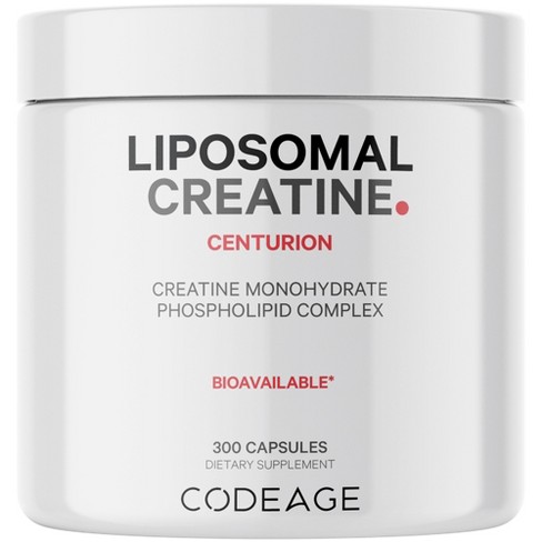 Codeage Liposomal Creatine Monohydrate Supplement, Micronized Creatine ...