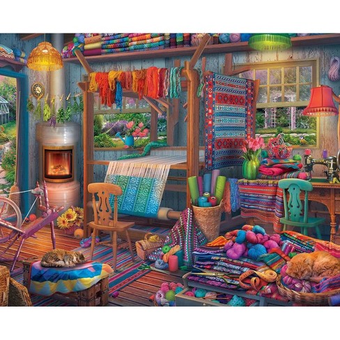 Springbrook Weavers Cottage 1000 Pc Jigsaw Puzzle : Target
