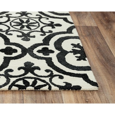 Alora Decor Hand Tufted Cut & Loop Pile Wool/ Recycled Polyester Rug, 7 ...