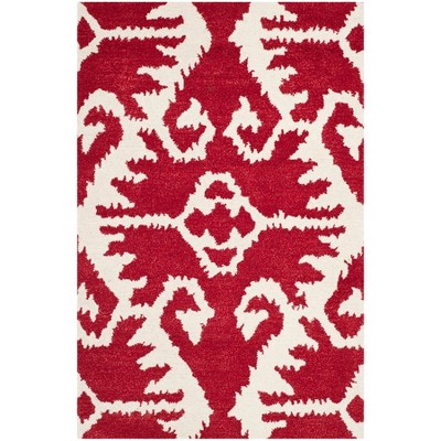 Wyndham Wyd323 Hand Tufted Indoor Accent Rug - Red/ivory - 2'6"x4 ...