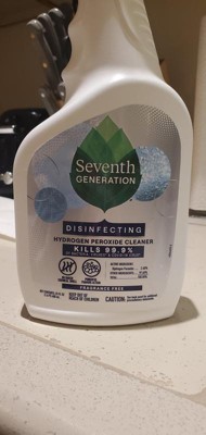 Seventh Generation Fragrance Free Disinfecting Cleaner With Hydrogen ...