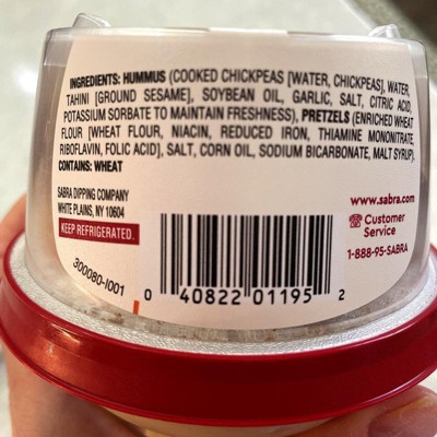 Sabra Classic Hummus Snacker With Pretzels - 4.56oz : Target