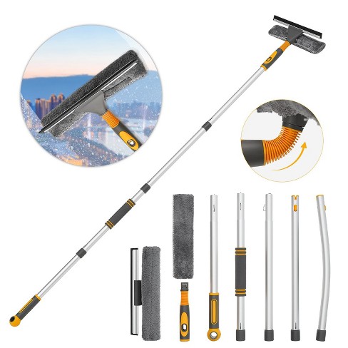 Meco Eleverde Extendable Window Cleaner Squeegee Cleaning Kit Washing ...