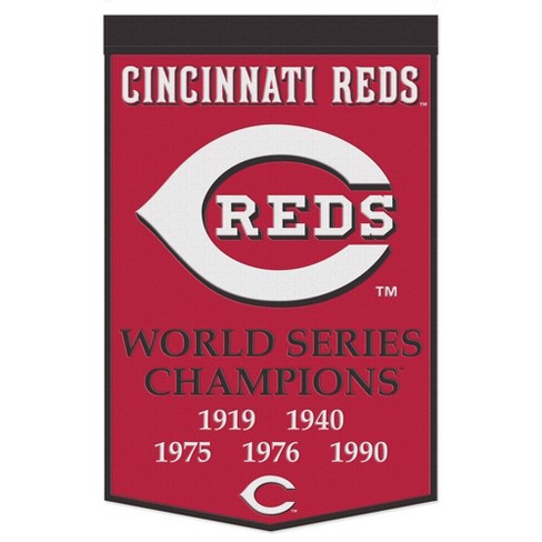 24" X 38" Mlb Cincinnati Reds Wool Banner : Target