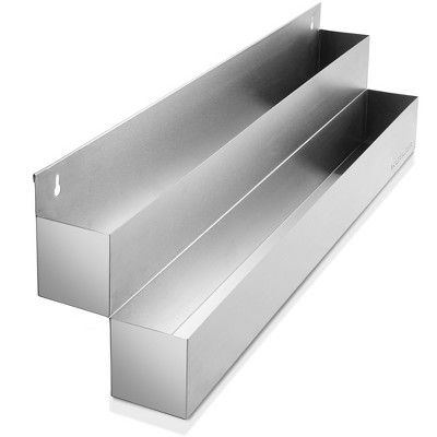 KUTLER 42-inch Double Speed Rail, Stainless Steel Liquor Bottle Rack ...